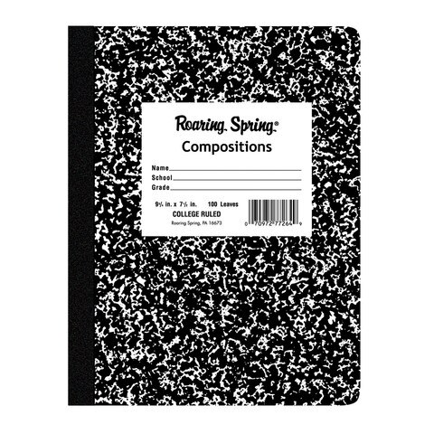 Roaring Springs Black Composition Book | University Co-op
