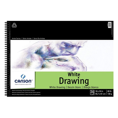 Canson Pure White Drawing Pad - 18 in X 24 in | Co-op